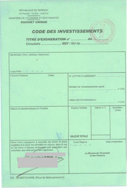 eRegulations Sénégal